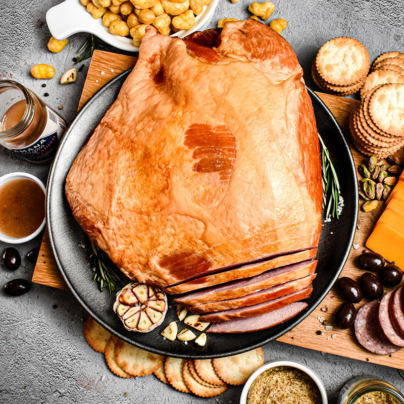 Amana Boneless Smoked Ham Filet, 4.5-5.5 lb., w/ Horseradish Jelly ...